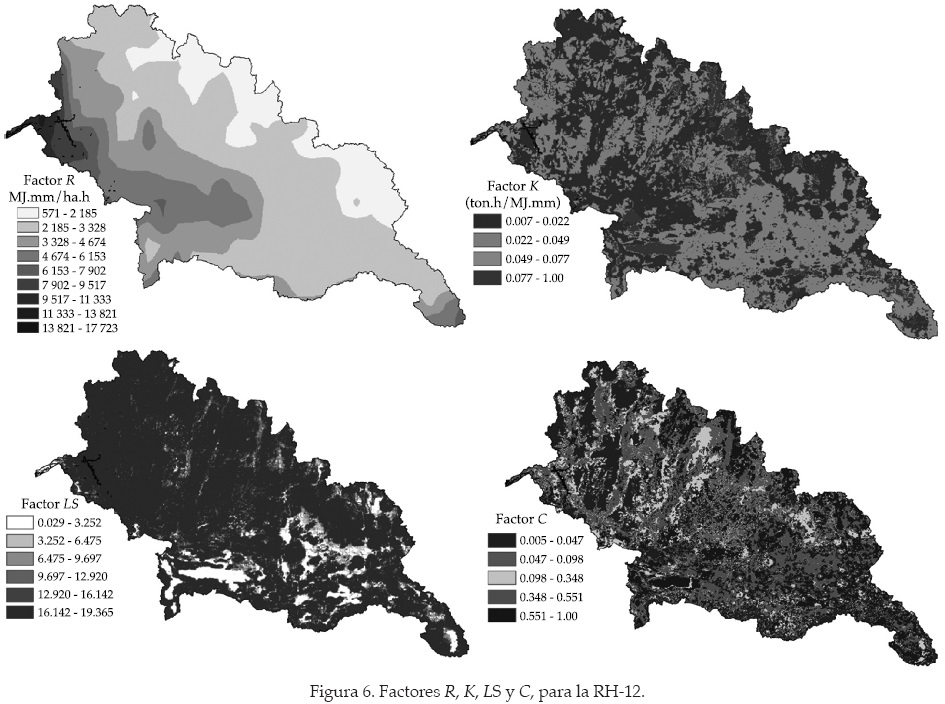 Mapa nacional de erosión potencial